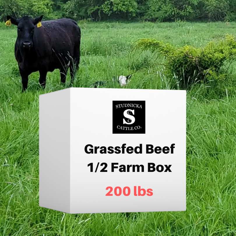 Studnicka Cattle Co. Beef 1/2 Farm Box