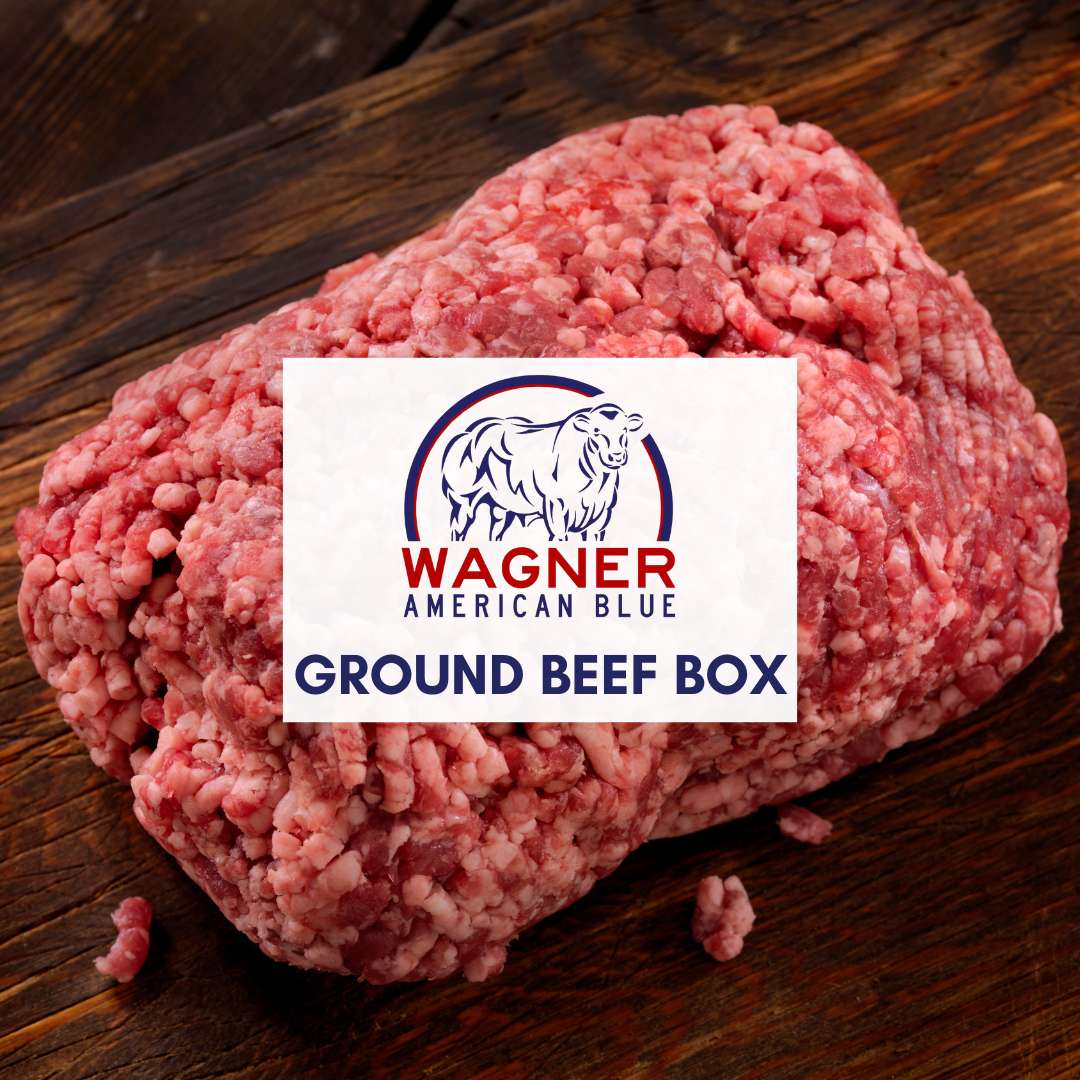 Wagner American Blues Meats Bulk Ground Beef Box