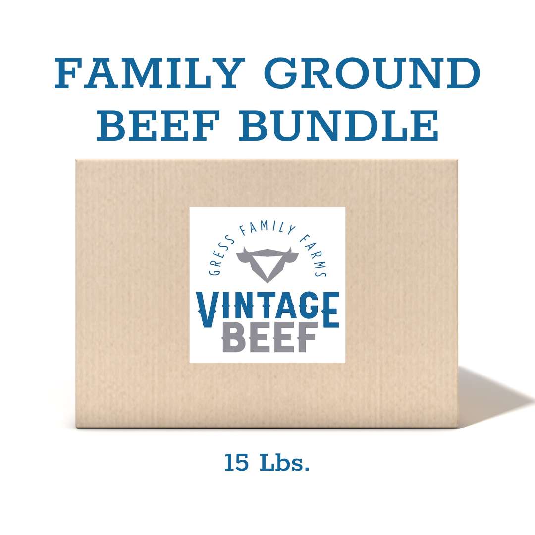 Vintage Beef by Gress Family Farms Family Ground Beef Bundle