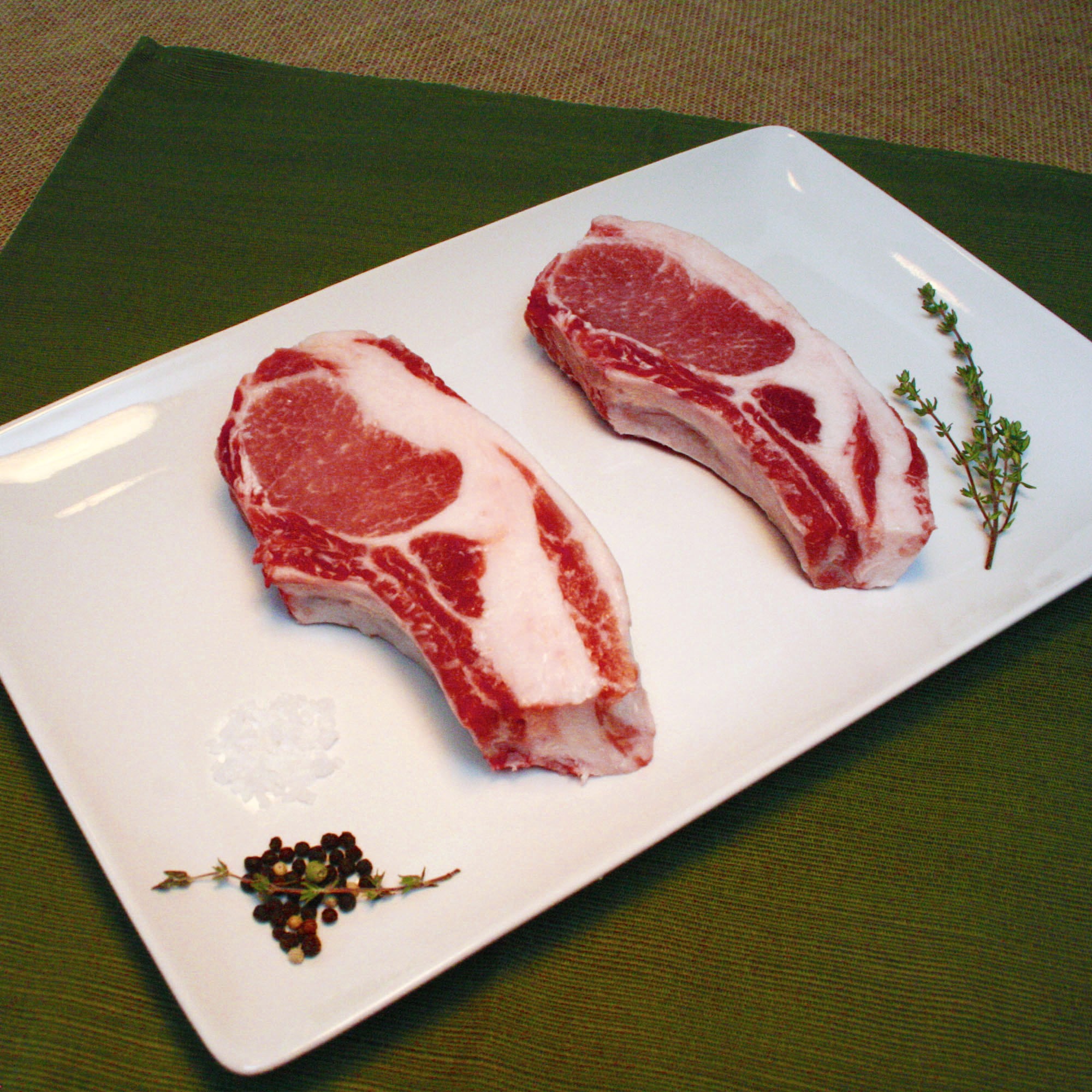 Mangalitsa Estates Mangalitsa Pork Chops/T-Bone Chops/Center Cut Chops Mangalitsa Estates Mangalitsa Pork Chops/T-Bone Chops/Center Cut Chops