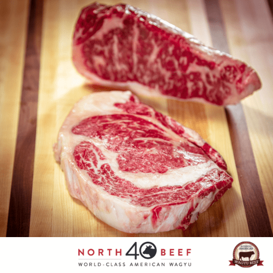 North 40 Premium Beef American Wagyu Ribeye Steak